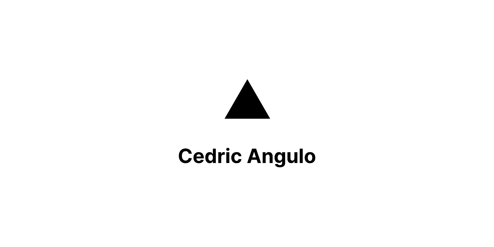 Cedric Angulo